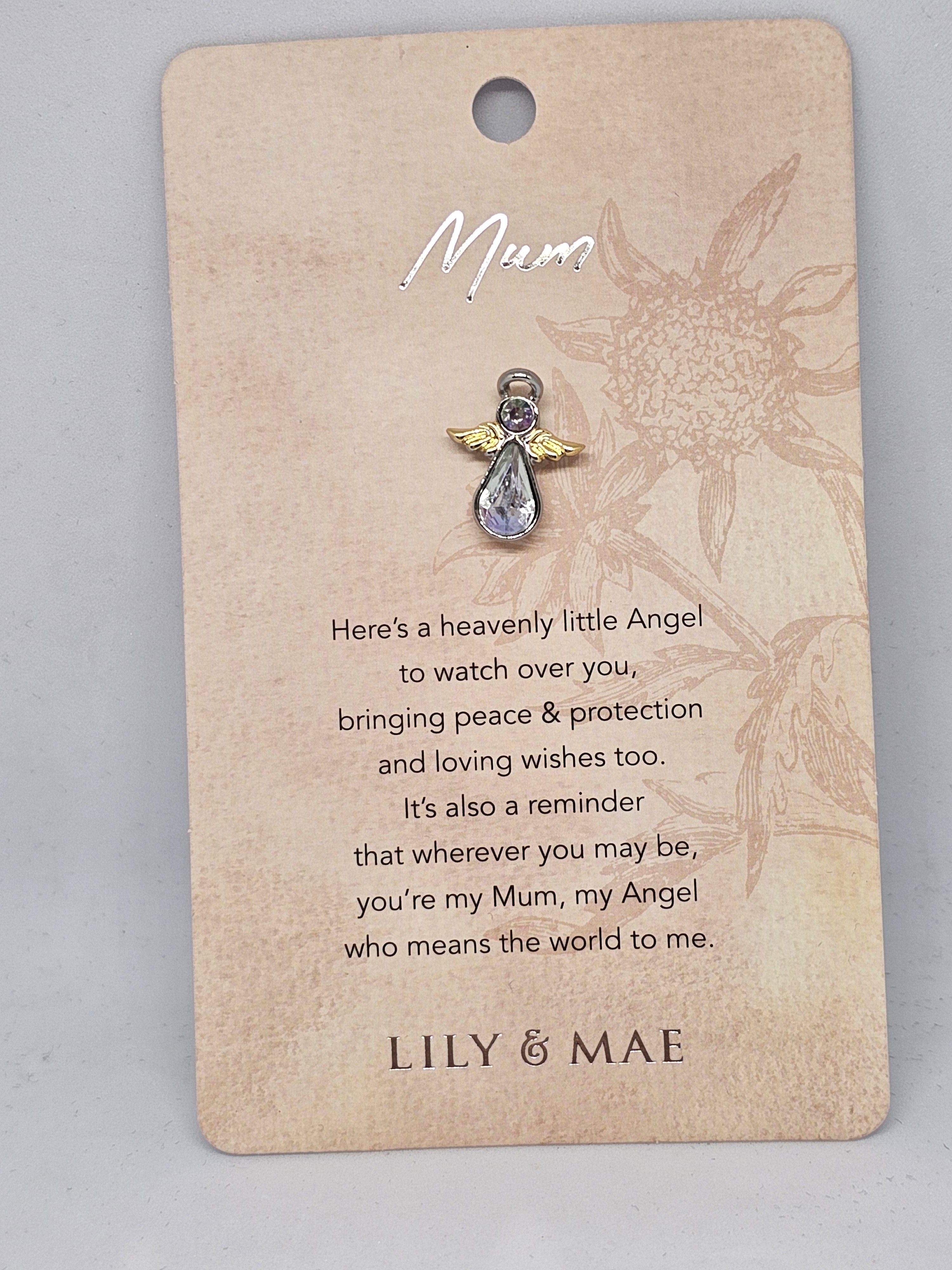 Mum - Angel Pin – Rivendell Shop
