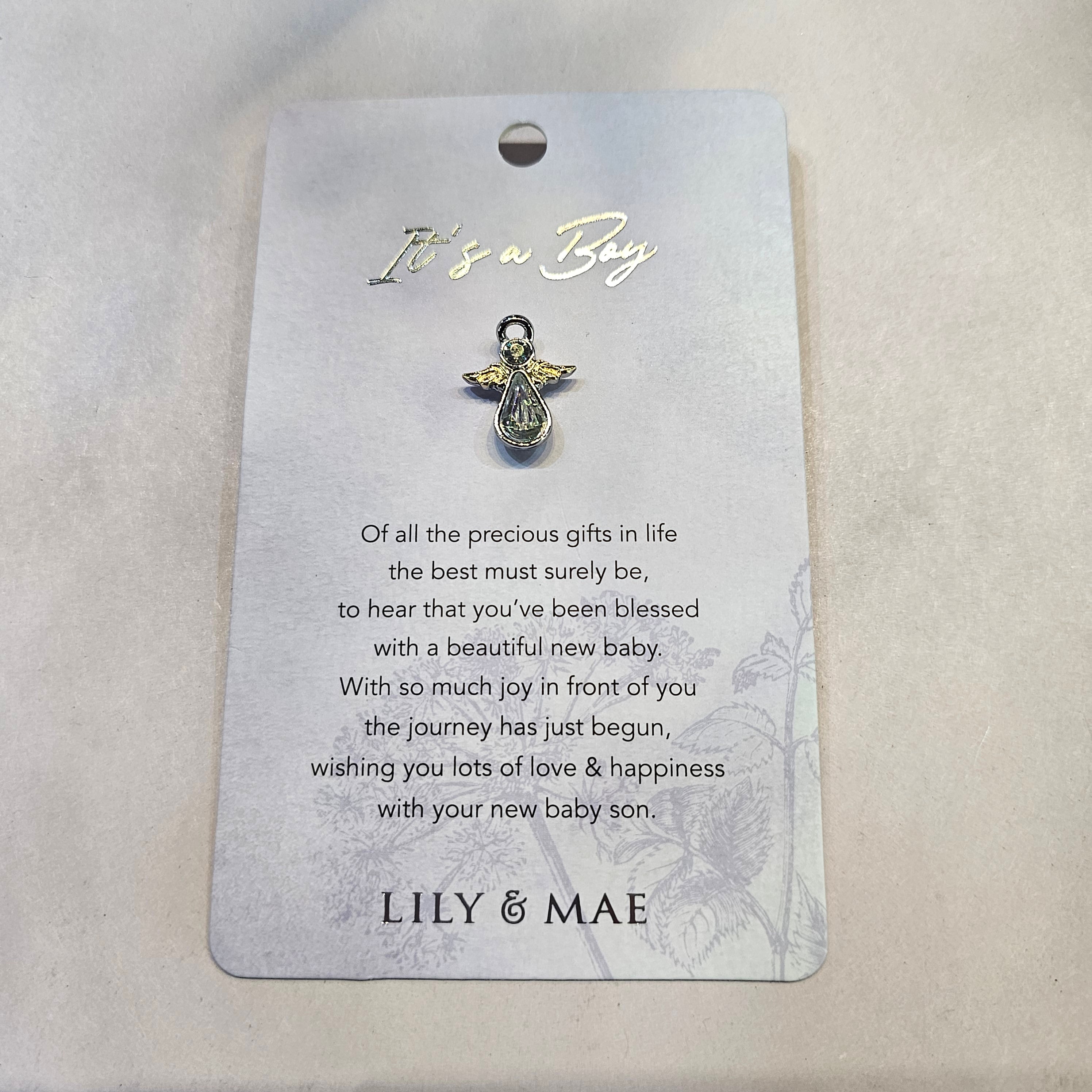 It's a Boy - Angel Pin – Rivendell Shop